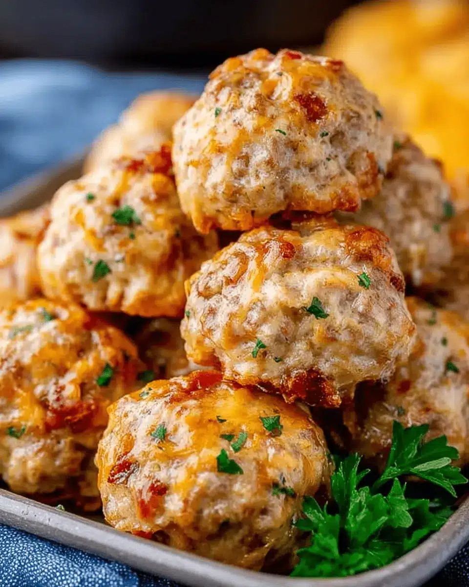 cream cheese sausage balls