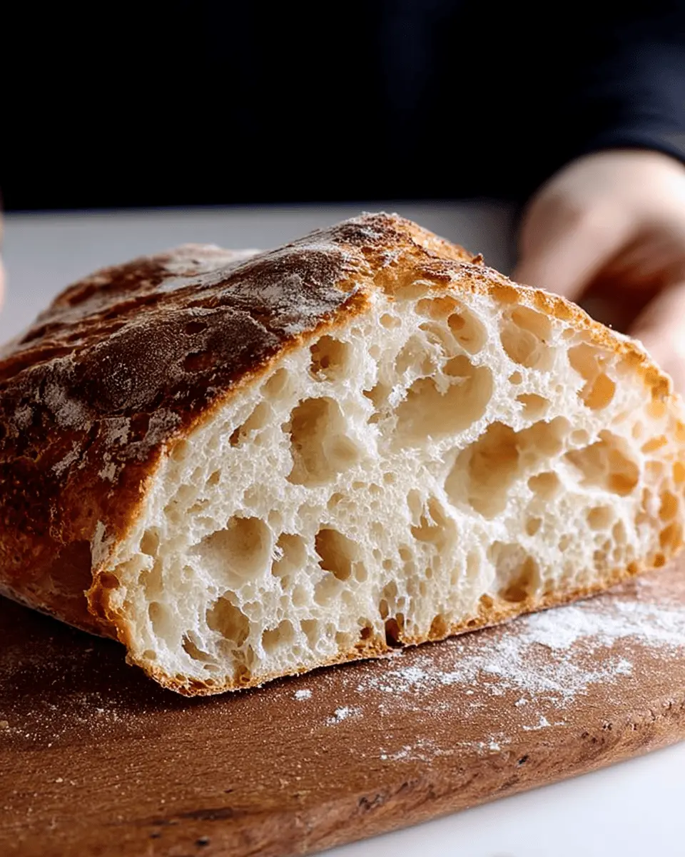 no-knead ciabatta bread recipe