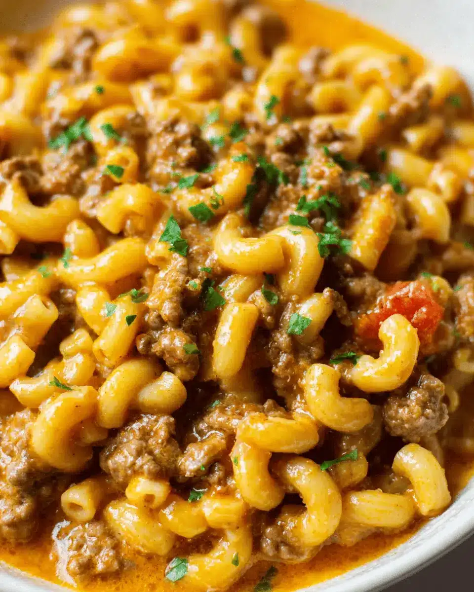 Homemade Hamburger Helper Recipe