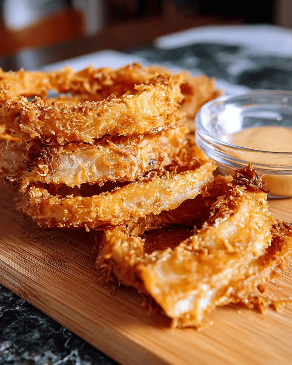 crispy parmesan onion rings